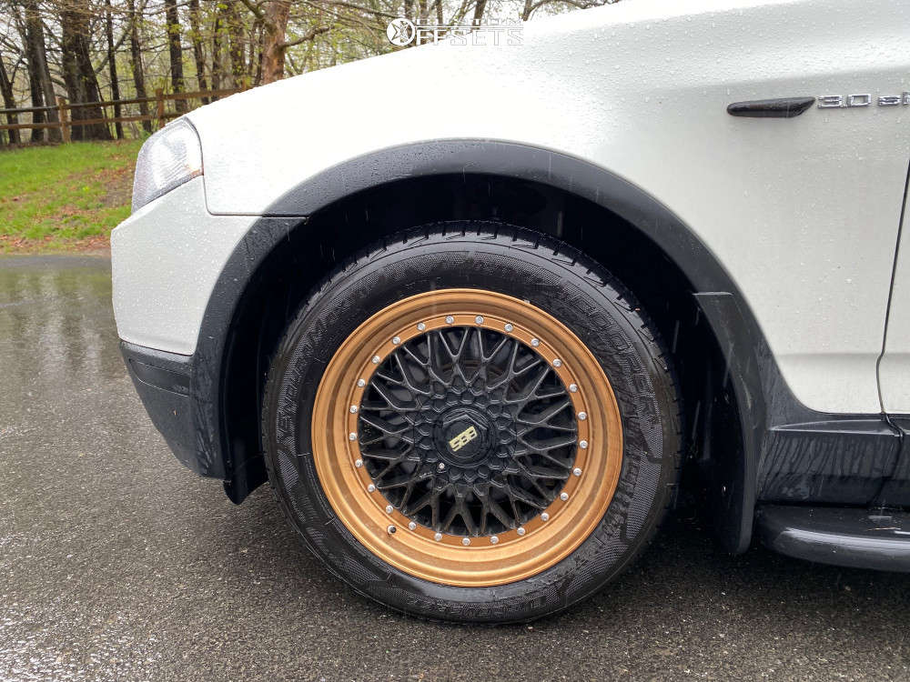 2008 BMW X3 with 18x8.5 35 BBS Rs and 235/50R18 Cooper Discoverer and ...