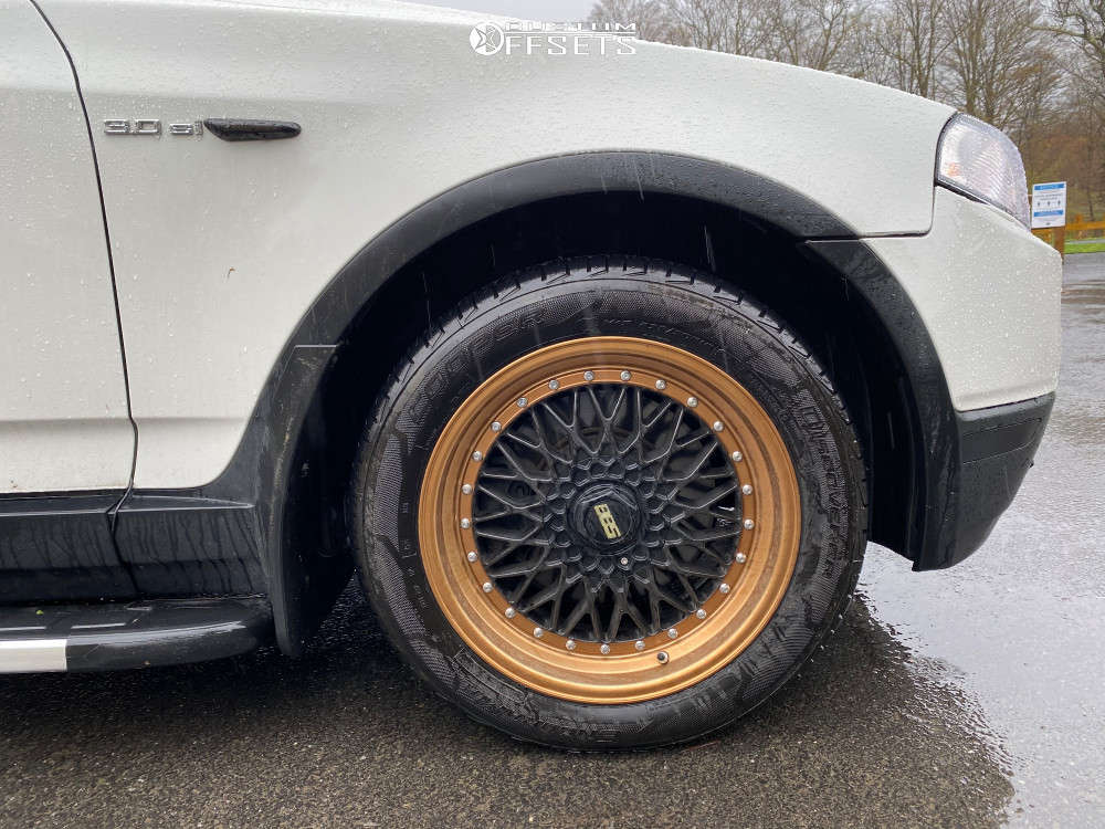 2008 BMW X3 with 18x8.5 35 BBS Rs and 235/50R18 Cooper Discoverer and ...