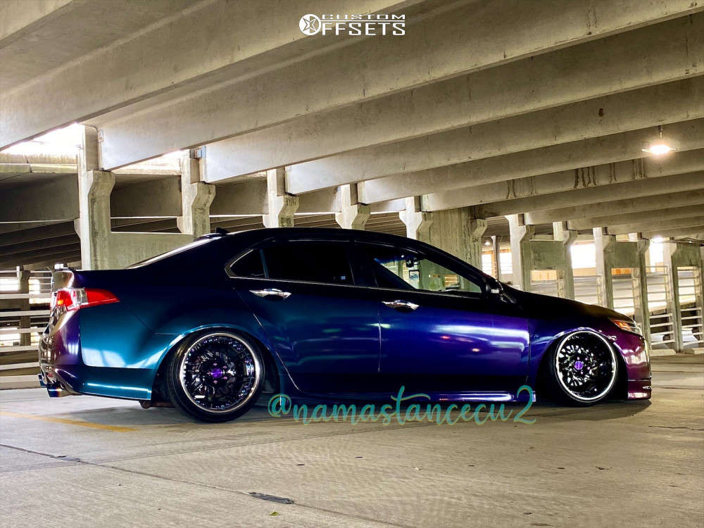 2012 Acura TSX with 18x9.5 6 GMR Gs-107 and 215/40R18 Pantera Sport A/s ...