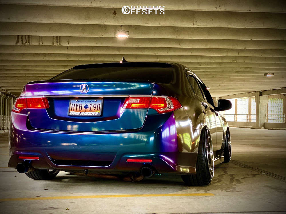 2012 Acura TSX with 18x9.5 6 GMR Gs-107 and 215/40R18 Pantera Sport A/s ...