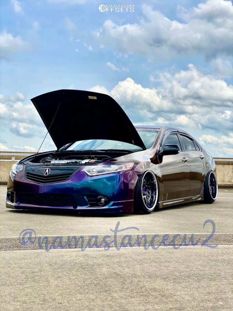 2012 Acura TSX with 18x9.5 6 GMR Gs-107 and 215/40R18 Pantera Sport A/s ...