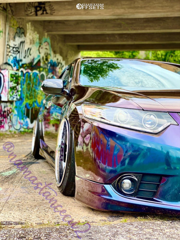 2012 Acura TSX with 18x9.5 6 GMR Gs-107 and 215/40R18 Pantera Sport A/s ...