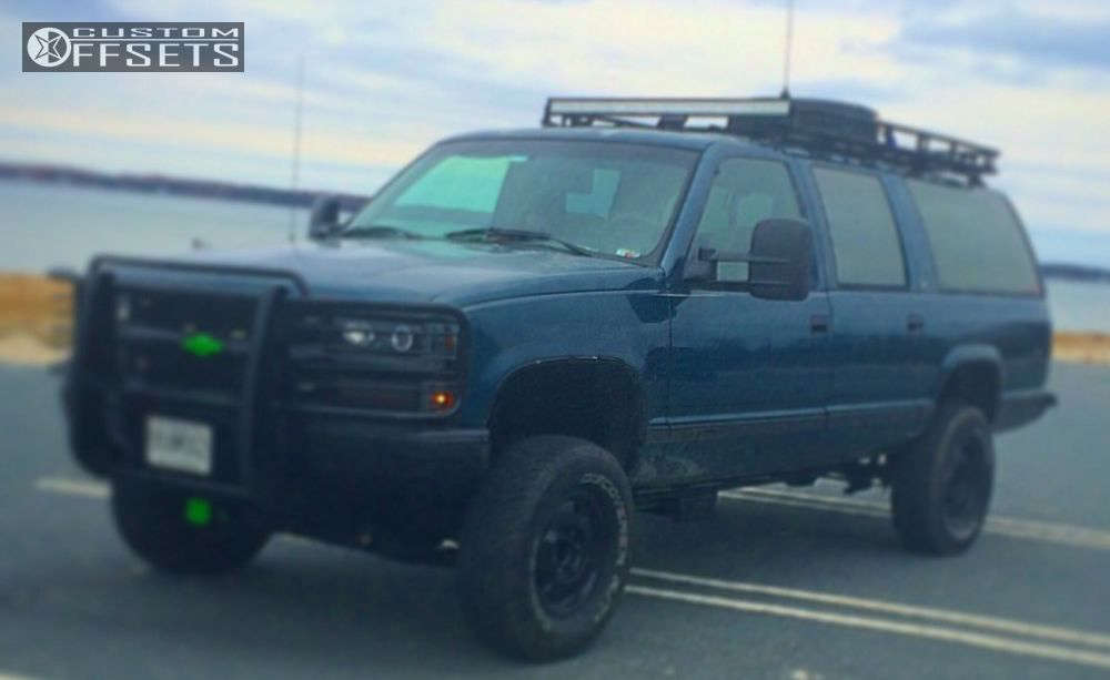 1994 Chevrolet K1500 Suburban with 16x7.5 31 OEM Wheels Spaced Out ...