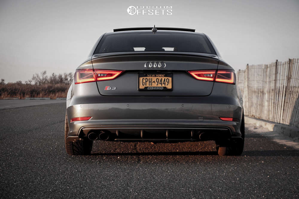 2016 Audi S3 with 19x8.5 35 Rotiform Kps and 245/35R19 Nitto Neo Gen ...