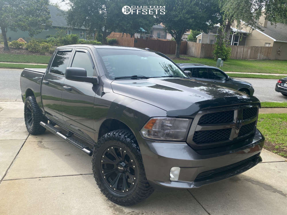 2016 Ram 1500 with 20x9 -12 Helo He901 and 35/12.5R20 Radar Renegade Rt ...