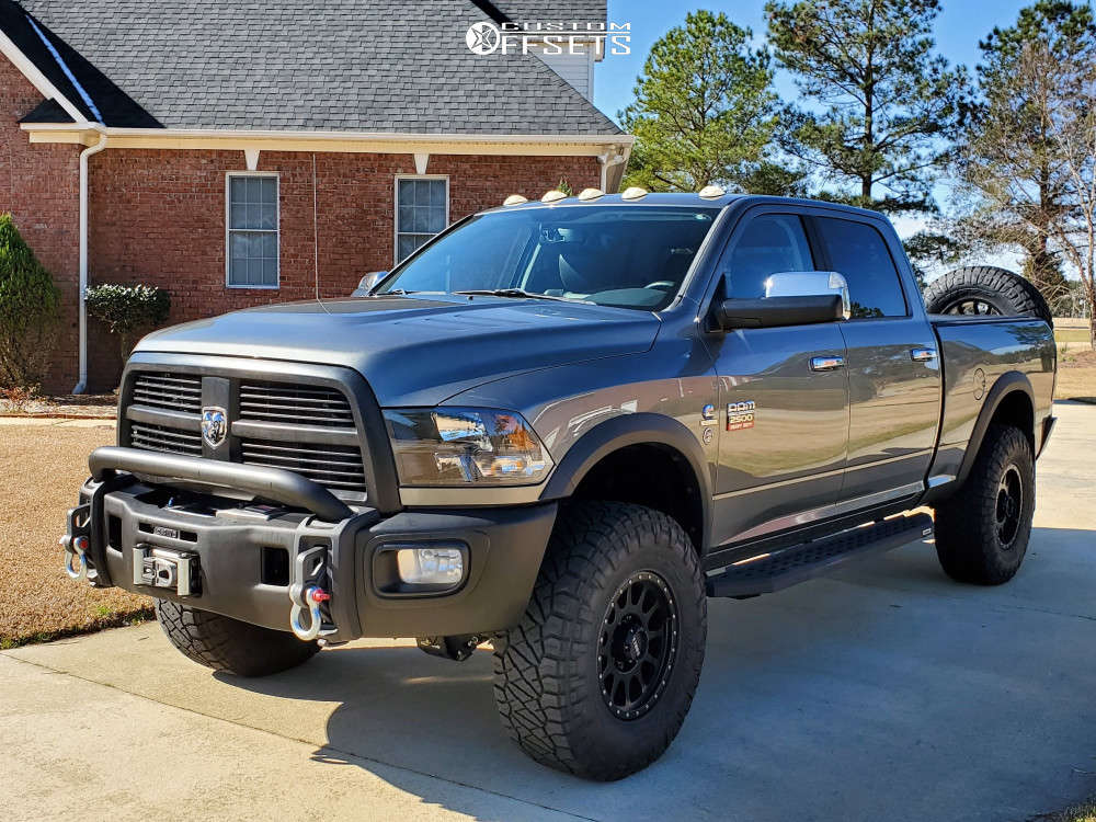 2011 Ram 2500 with 18x9 18 Method Nv and 37/12.5R18 Nitto Ridge ...