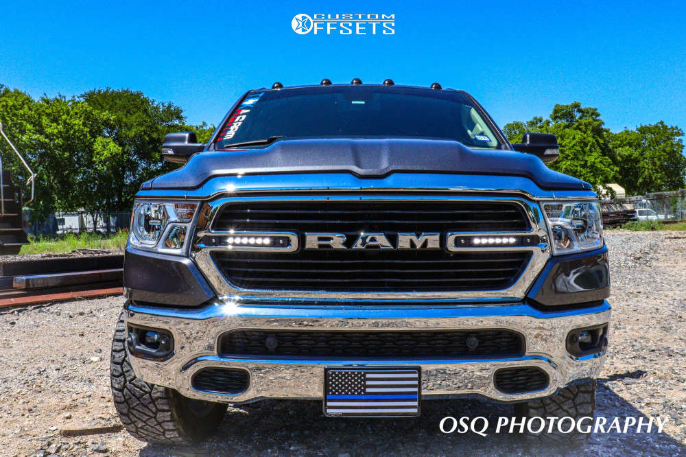 2019 Ram 1500 with 20x10 -24 Anthem Off-Road Defender and 33/12.5R20 ...