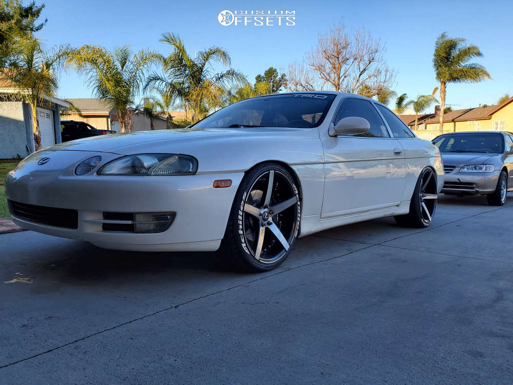 1995 Lexus SC400 with 20x9.5 45 Marquee Luxury M3226 and 245/35R20 ...