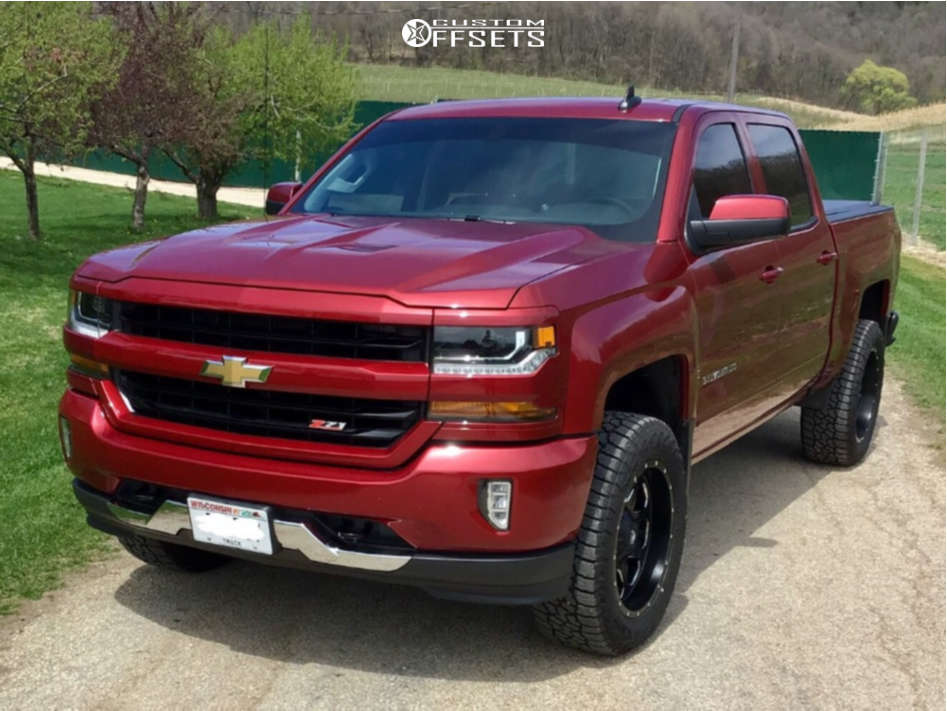 2018 Chevrolet Silverado 1500 with 20x9 -12 Fuel Boost and 275/60R20 ...