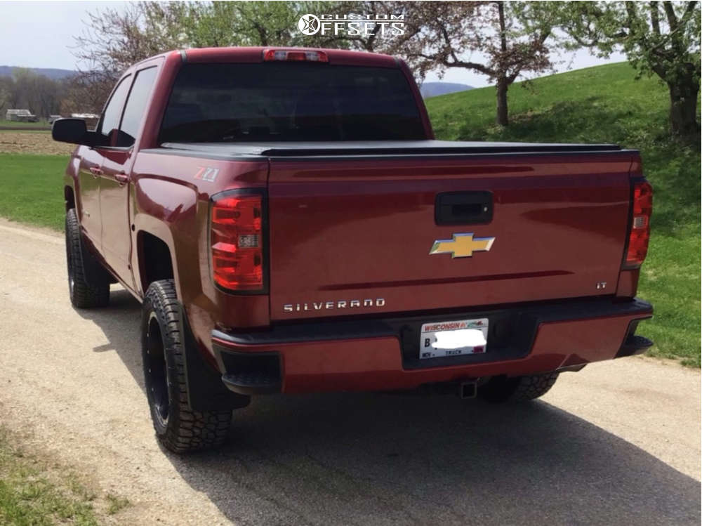 2018 Chevrolet Silverado 1500 with 20x9 -12 Fuel Boost and 275/60R20 ...