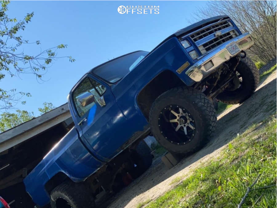 1986 Chevrolet K20 with 20x14 -76 Fuel Maverick D537 and 36/15.5R20 ...