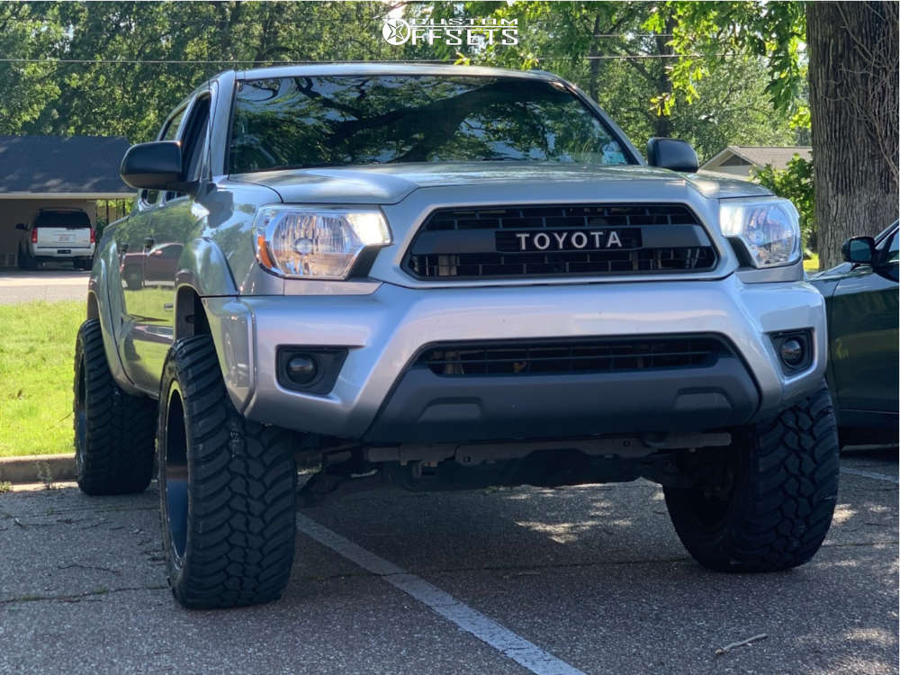2014 Toyota Tacoma with 20x10 -18 Fuel Renegade and 285/55R20 AMP Mud ...