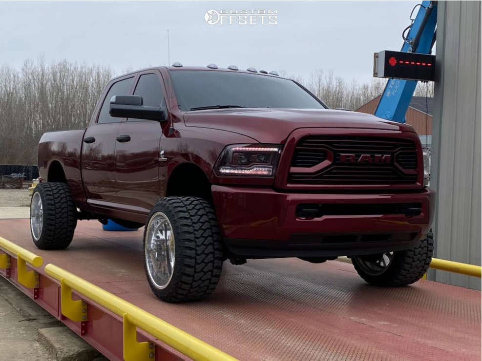 2018 Ram 3500 with 22x14 -73 American Force Lucky Ss and 33/14.5R22 ...
