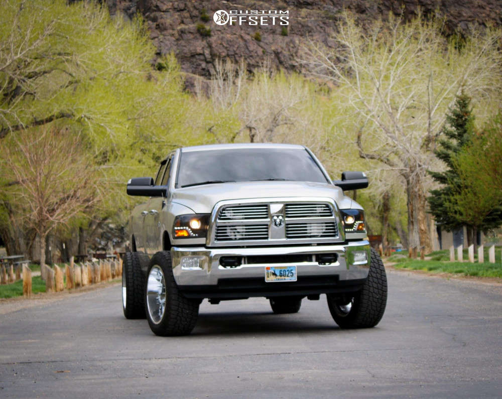 2010 Dodge Ram 3500 with 22x12 -55 ARKON OFF-ROAD Lincoln and 35/12 ...