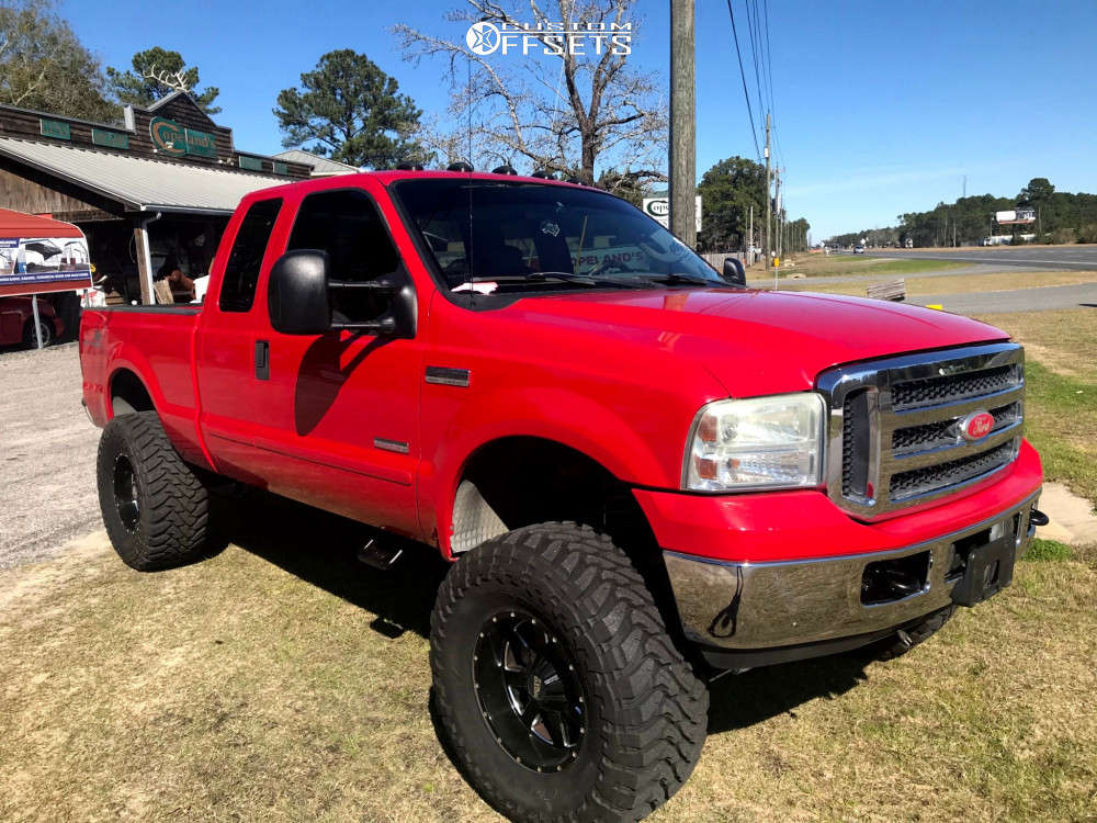 2007 Ford F-250 Super Duty with 18x12 -44 Moto Metal Mo962 and 38/15 ...