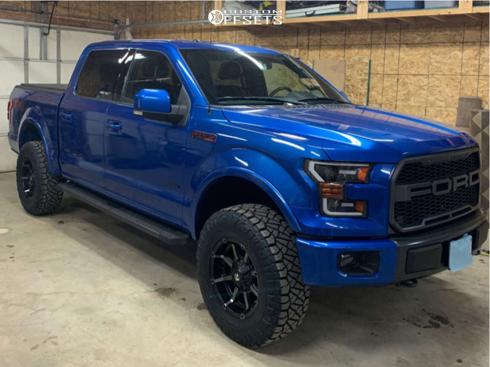 2015 Ford F-150 with 18x9 -12 Fuel Coupler and 295/70R18 Nitto Ridge ...