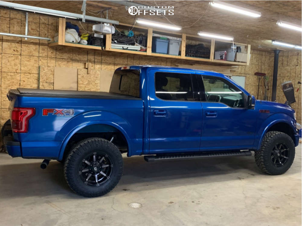 2015 Ford F-150 with 18x9 -12 Fuel Coupler and 295/70R18 Nitto Ridge ...