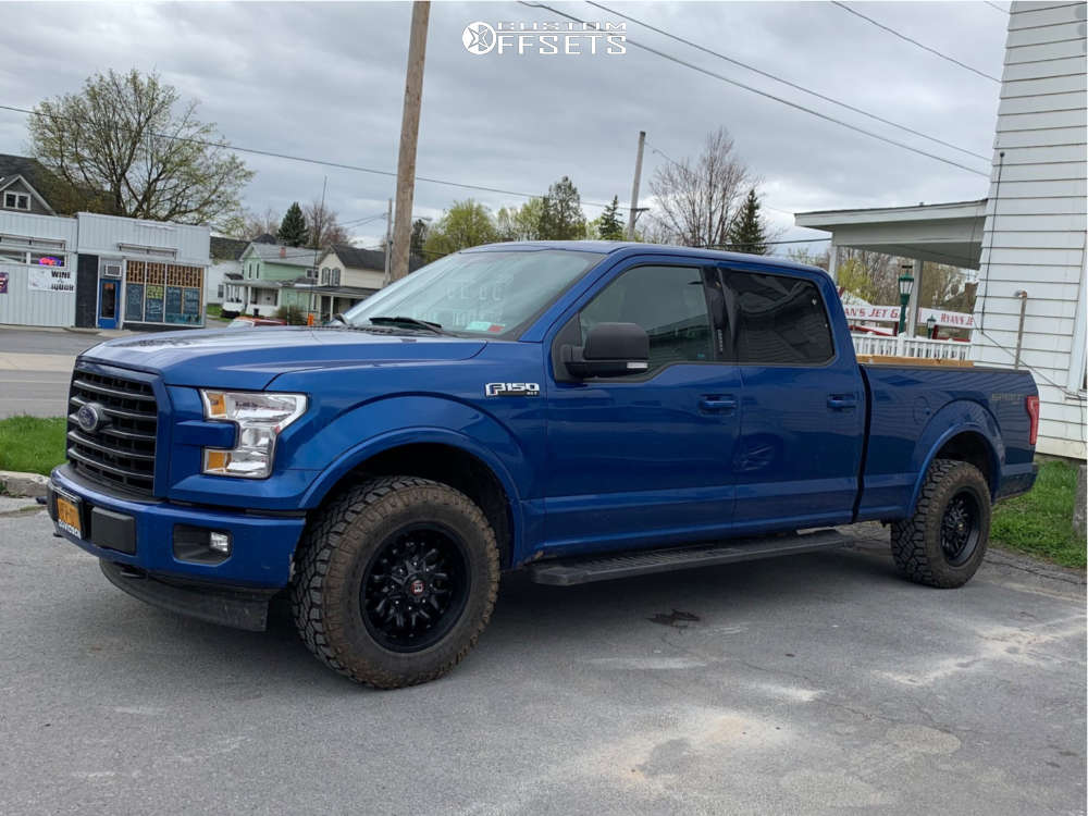2017 Ford F-150 with 18x9 0 Ballistic Tarantula and 275/65R18 Goodyear ...