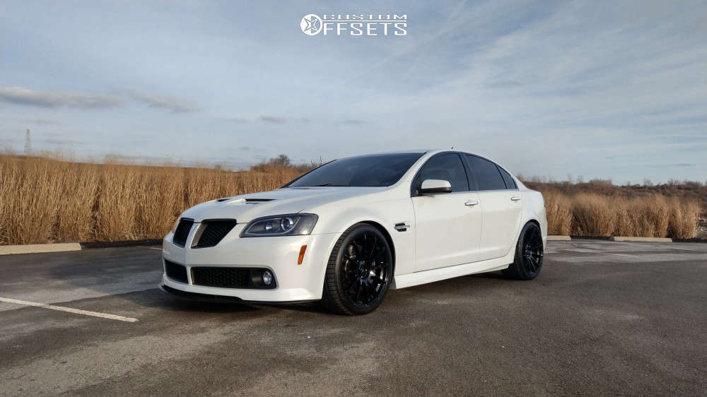 2009 Pontiac G8 with 20x9 40 MRR Gf6 and 265/40R20 Continental Extreme ...
