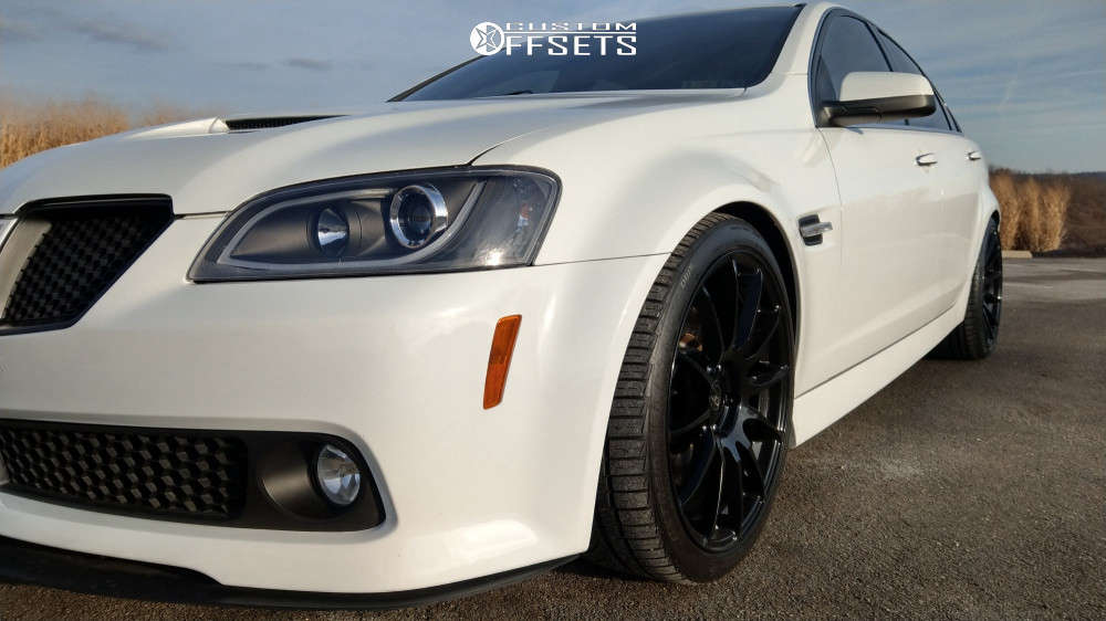 2009 Pontiac G8 with 20x9 40 MRR Gf6 and 265/40R20 Continental Extreme ...