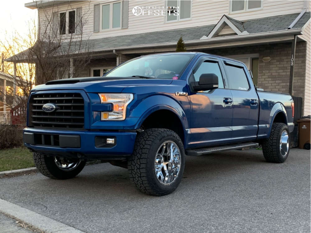 2017 Ford F-150 with 20x12 -51 Vision Sliver and 305/55R20 Falken ...