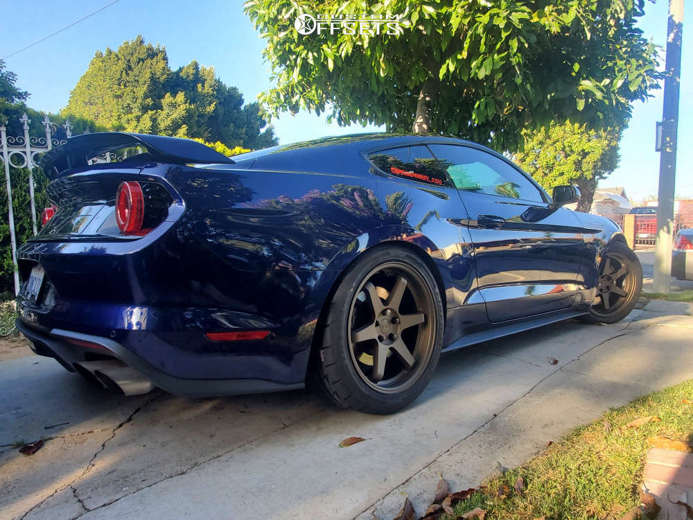2018 Ford Mustang with 19x9.5 35 ESR SR07 and 275/40R19 Firestone ...