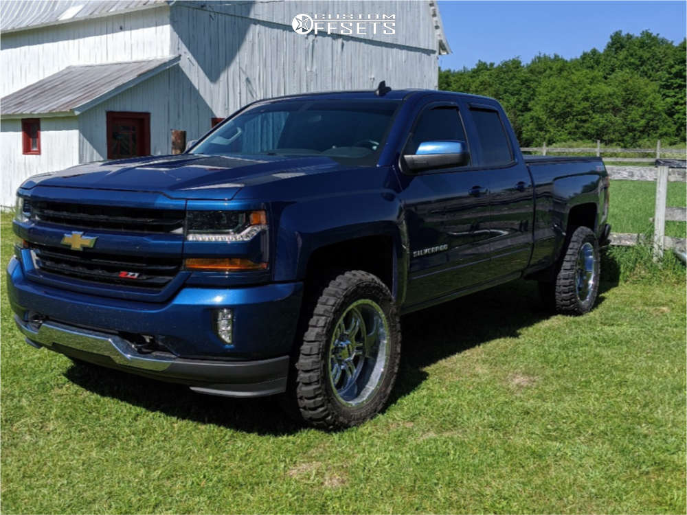 2016 Chevrolet Silverado 1500 with 20x10 -25 Ultra Predator II and 33/ ...