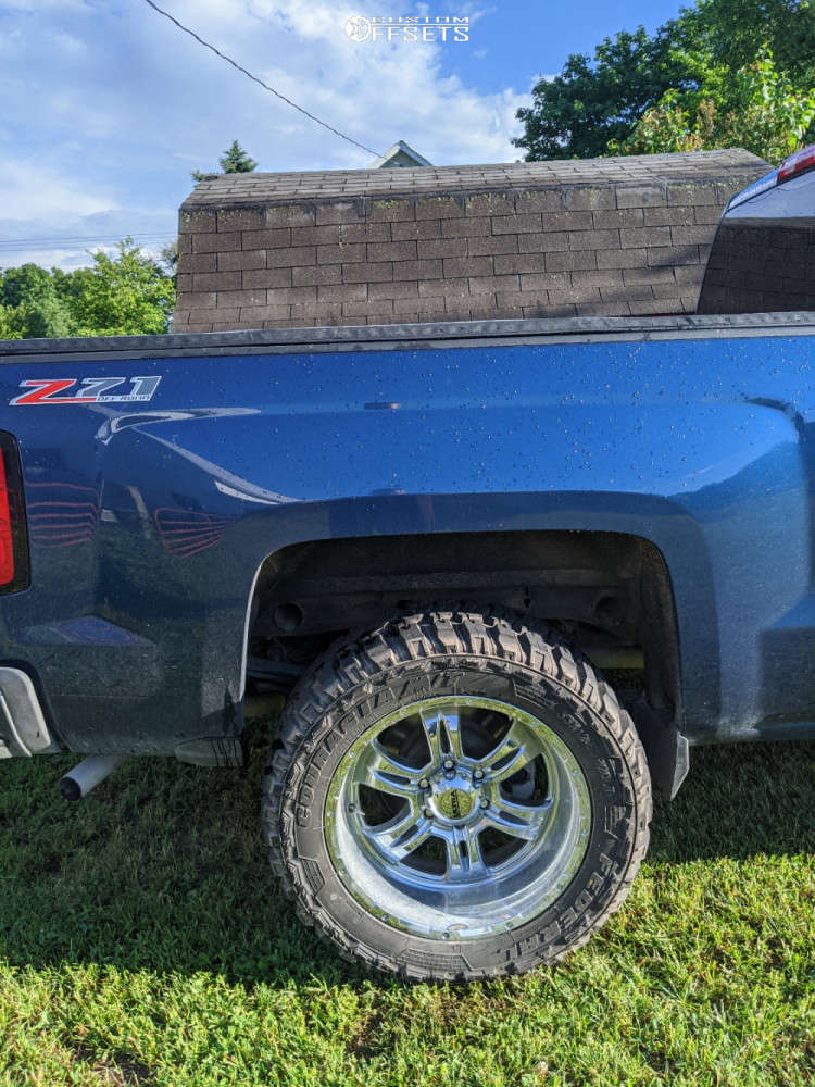 2016 Chevrolet Silverado 1500 with 20x10 -25 Ultra Predator II and 33/ ...