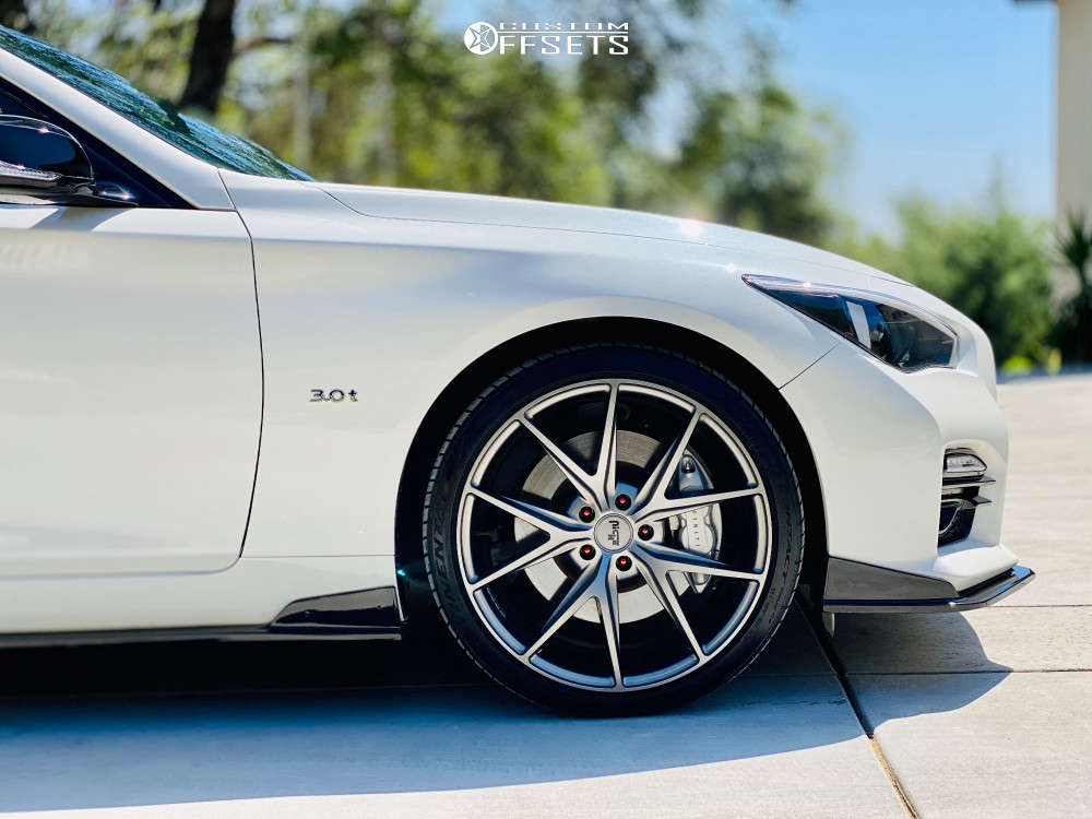 2016 INFINITI Q50 with 20x9 25 Niche Misano and 245/35R20 Continental ...