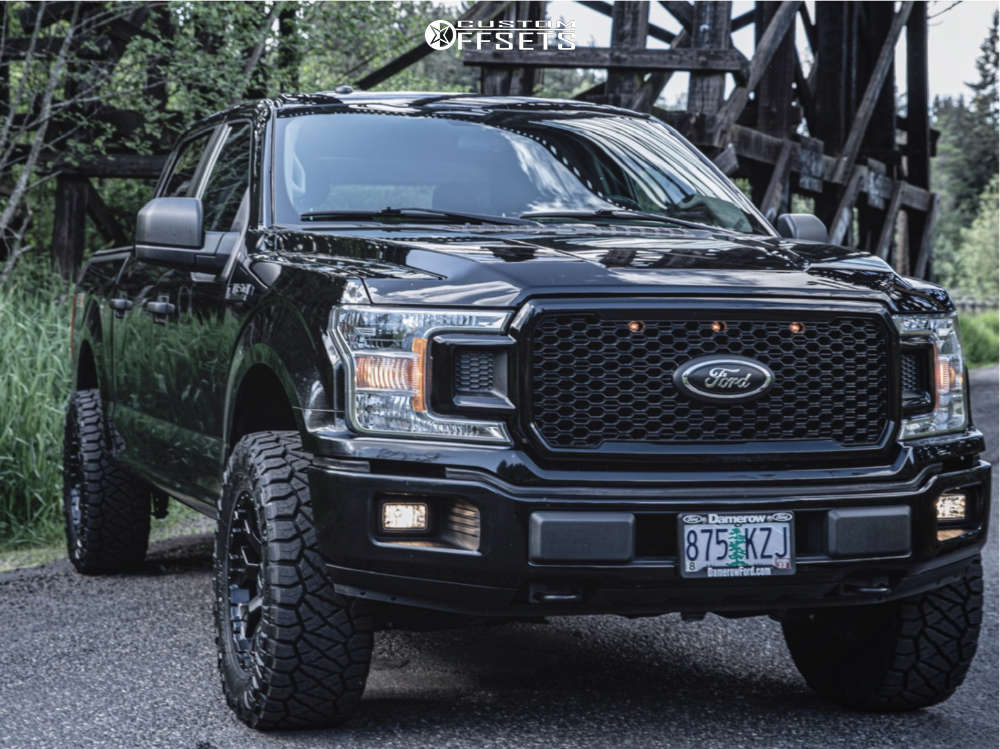 2018 Ford F-150 with 18x9 -12 Helo He878 and 33/12.5R18 Nitto Ridge ...