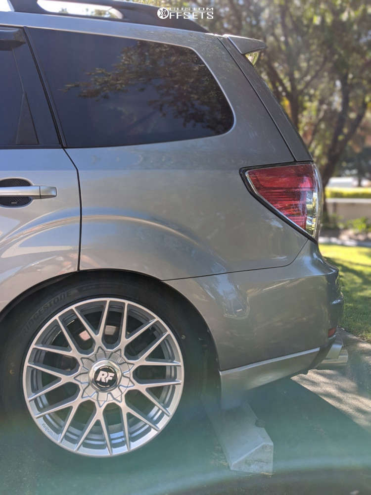 2009 Subaru Forester with 18x8.5 35 Rotiform Rse and 235/40R18 ...