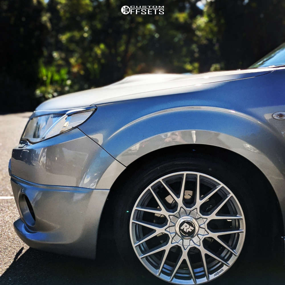 2009 Subaru Forester with 18x8.5 35 Rotiform Rse and 235/40R18 ...