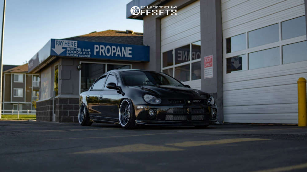 2005 Dodge Neon with 17x9.5 20 Work VS XX and 205/40R17 Achilles Sva1 ...