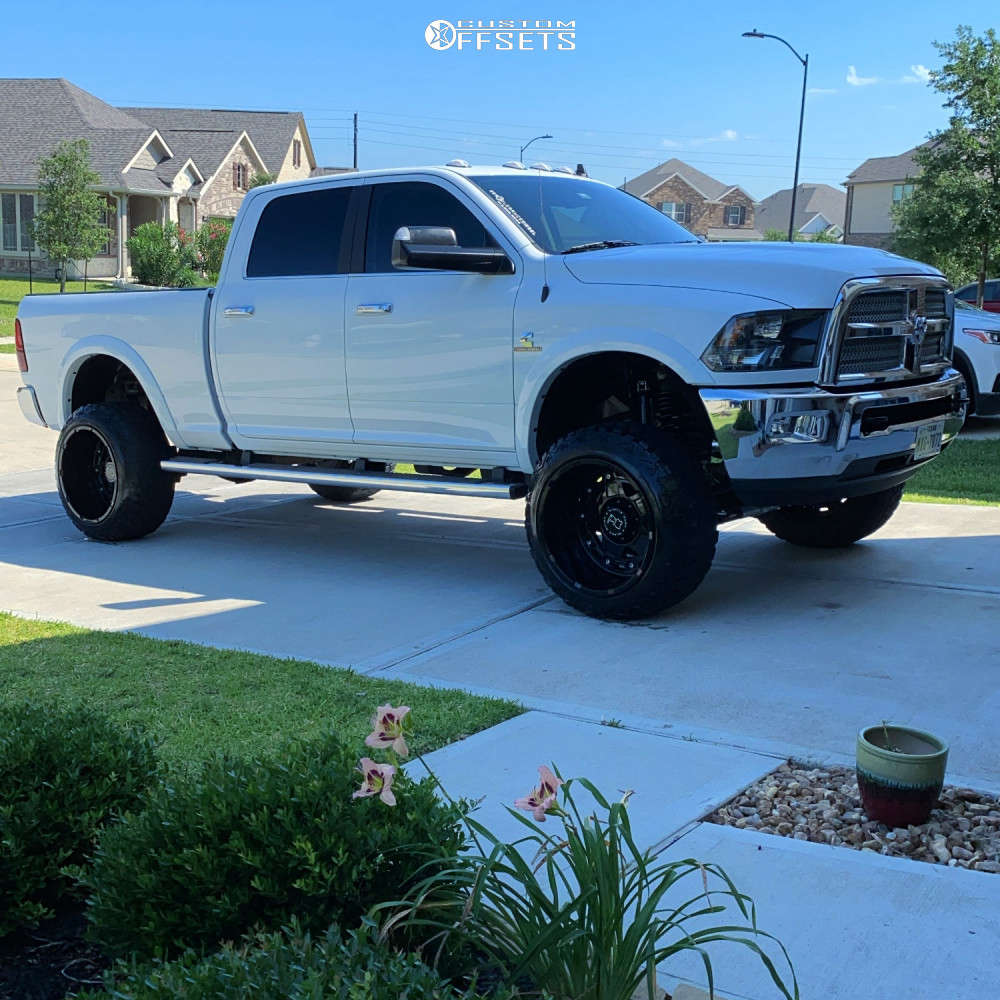 2018 Ram 2500 with 22x14 -76 Black Rhino Combat and 35/12.5R22 RBP ...