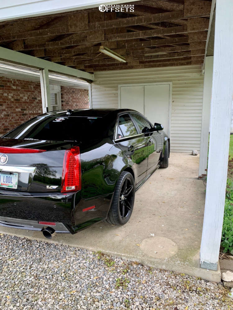 2011 Cadillac CTS-V with 19x8.5 33 Marquee Luxury M3259 and 245/45R19 ...