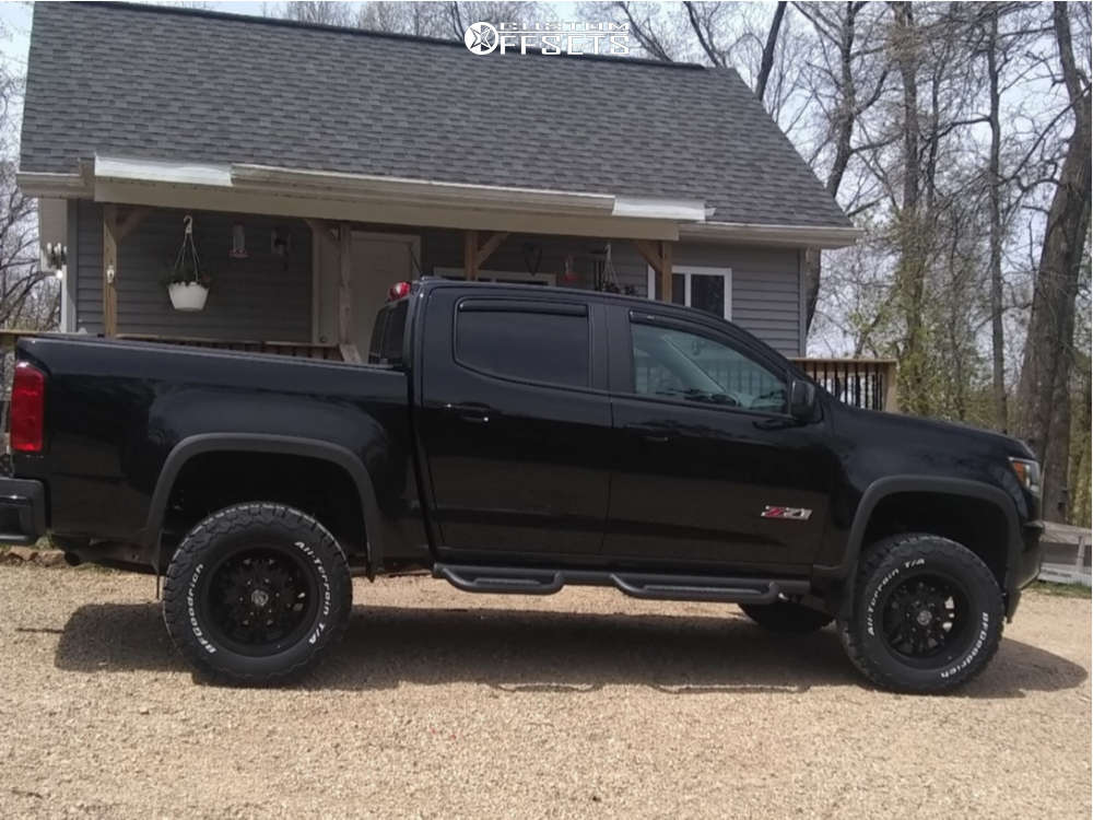 2018 Chevrolet Colorado with 18x9 Panther Offroad 580 and 275/65R18 ...