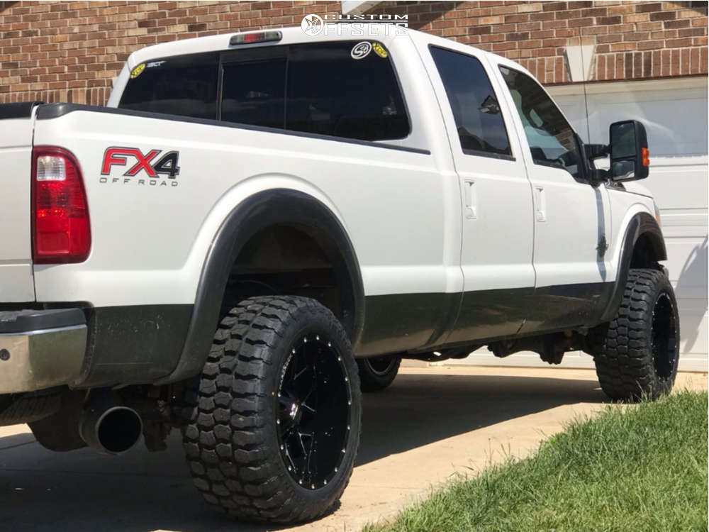 2015 Ford F-350 Super Duty with 20x12 -44 Hardrock Affliction and 33/12 ...