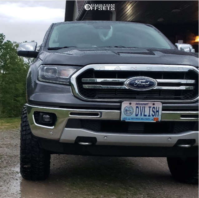 2019 Ford Ranger with 17x9 20 Fuel Shok and 285/70R17 Radar Renegade Rt ...