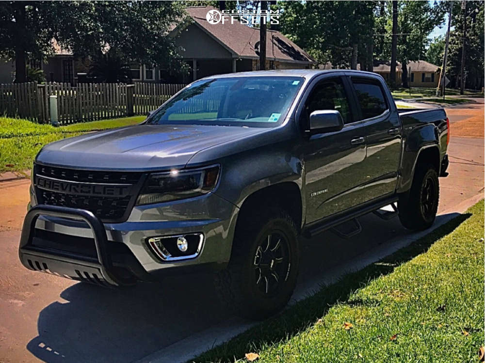 2019 Chevrolet Colorado with 17x8 0 Moto Metal Mo970 and 265/70R17 ...