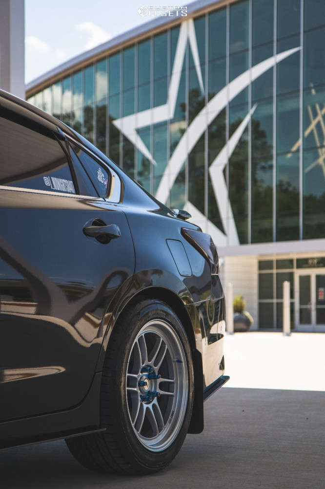2018 Nissan Altima with 18x8 35 Enkei RPF1 and 235/45R18 Nitto Motivo ...