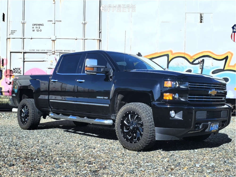 2016 Chevrolet Silverado 2500 HD with 20x9 1 Fuel Cleaver and 295/55R20 ...