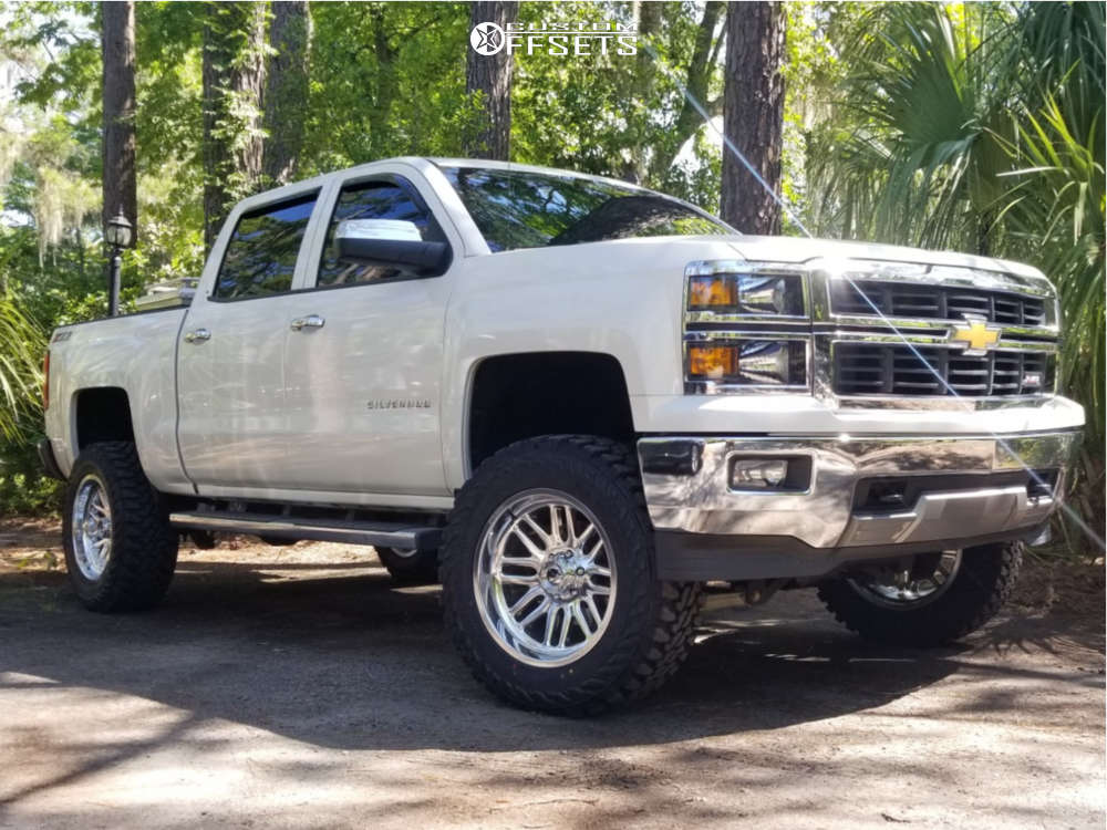 2014 Chevrolet Silverado 1500 with 20x10 -19 Fuel Ignite and 35/12.5R20 ...