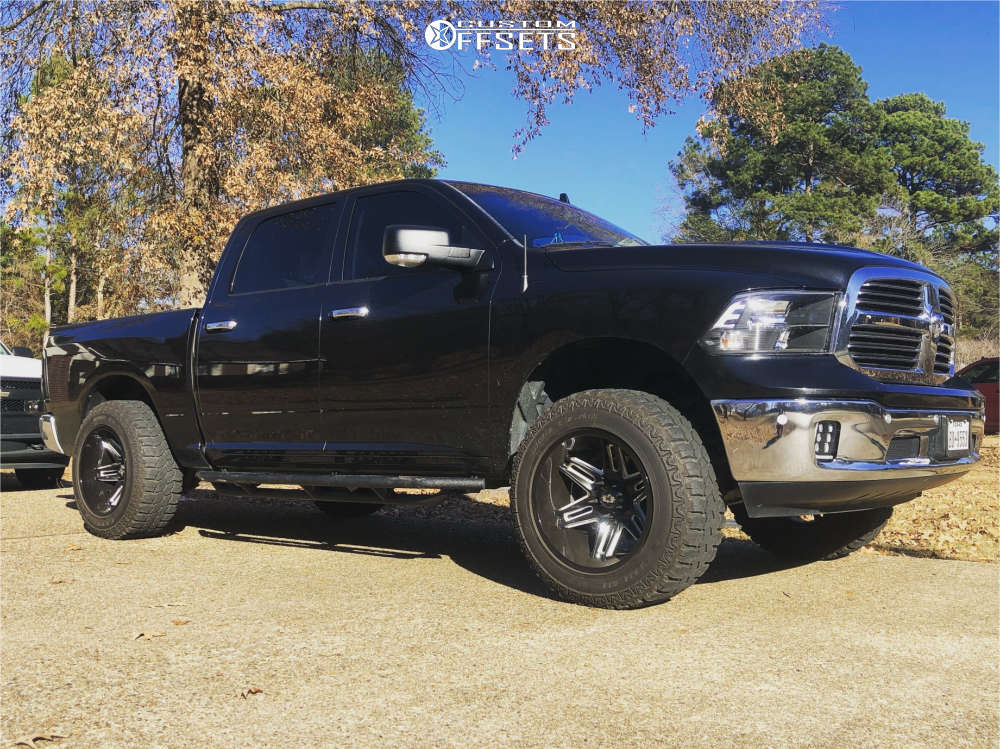 2016 Ram 1500 with 20x12 -51 Vision Razor and 35/12.5R20 Mud Claw ...