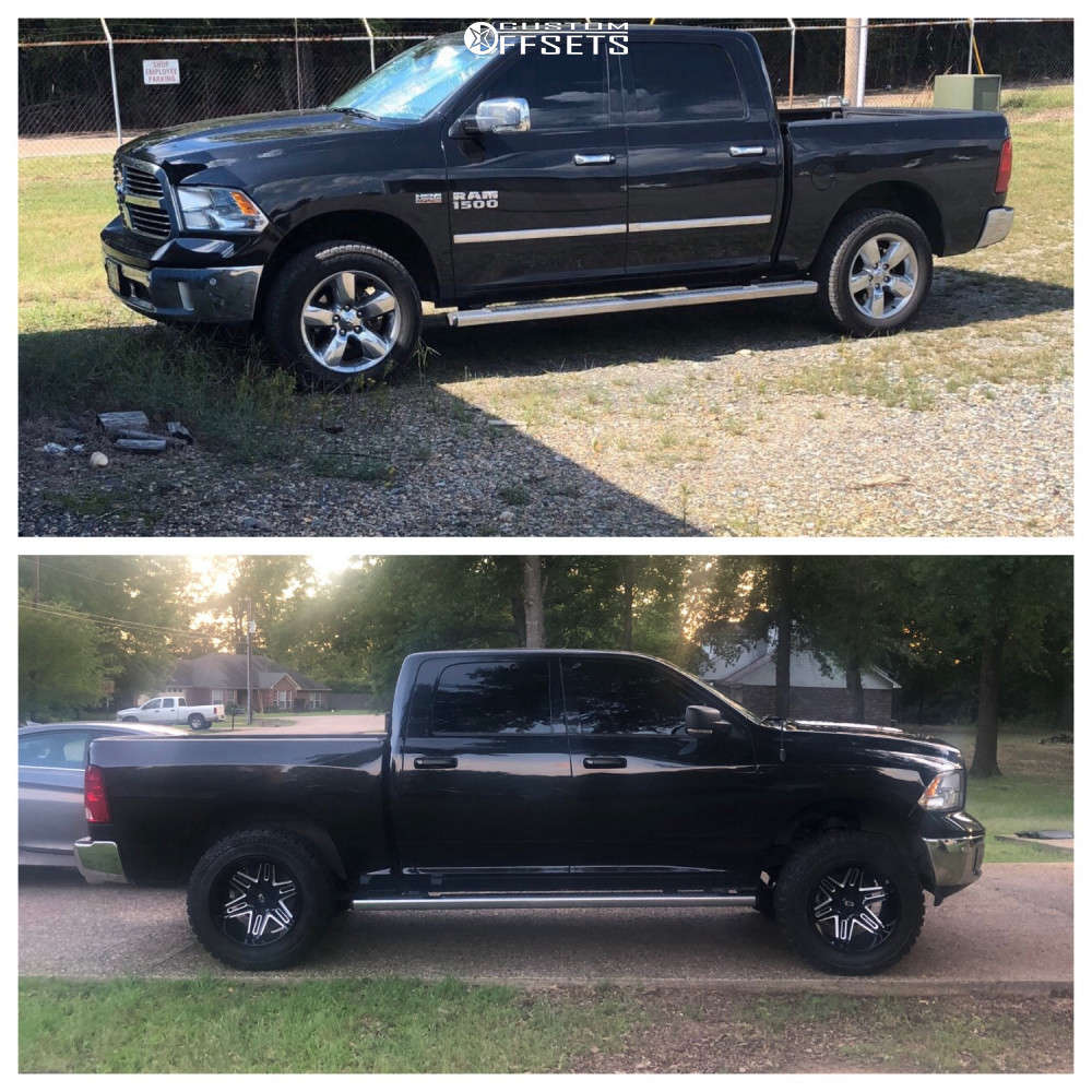 2016 Ram 1500 with 20x12 -51 Vision Razor and 35/12.5R20 Mud Claw ...