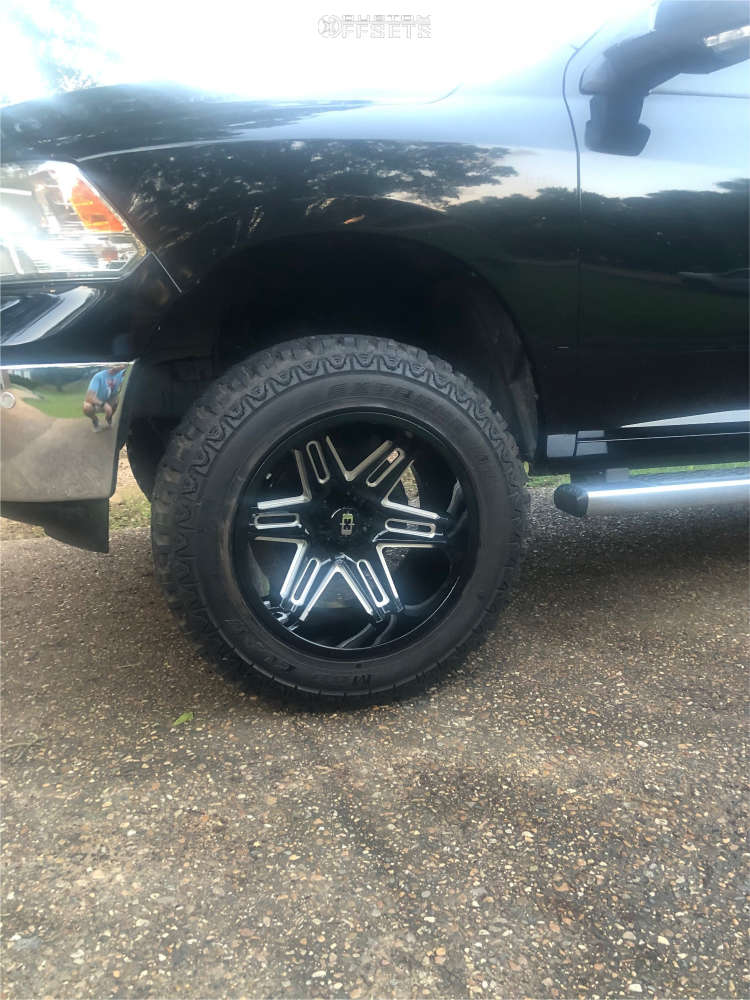 2016 Ram 1500 with 20x12 -51 Vision Razor and 35/12.5R20 Mud Claw ...