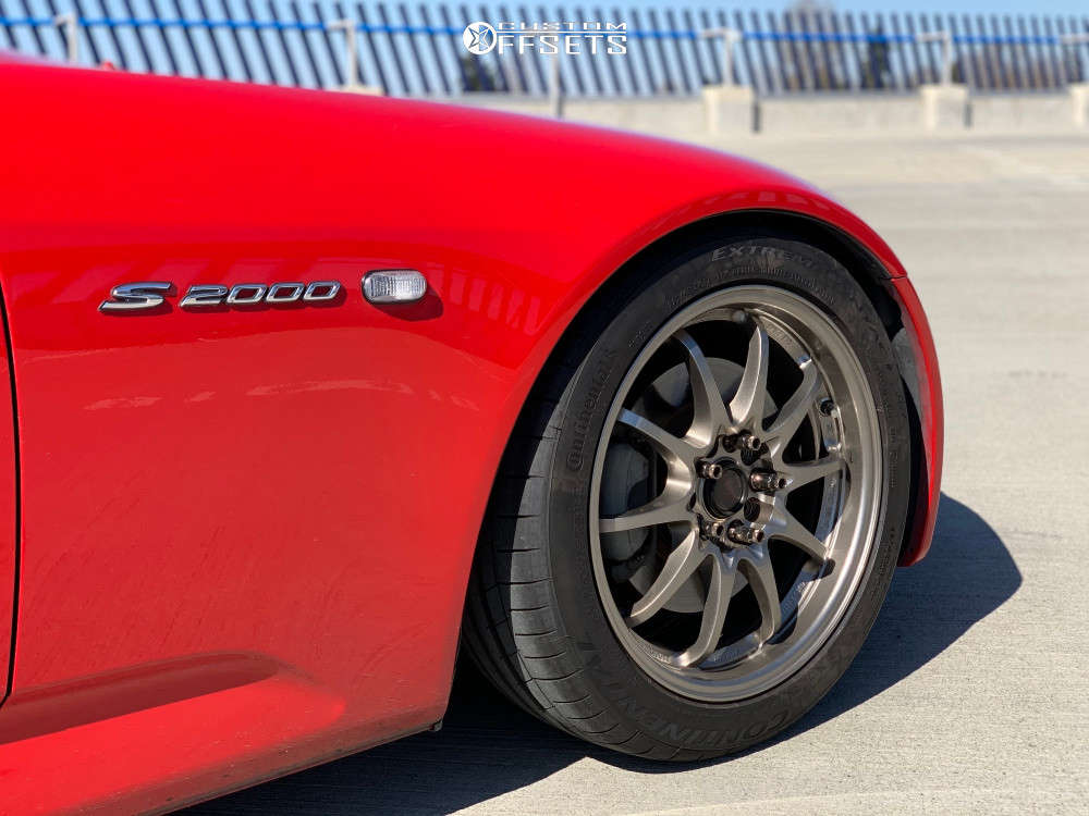 2002 Honda S2000 with 17x7.5 50 Rays Engineering Ce28n and 225/45R17 ...