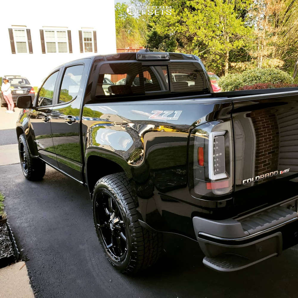 2019 Chevrolet Colorado with 20x9 19 Fuel Coupler and 255/55R20 Falken ...