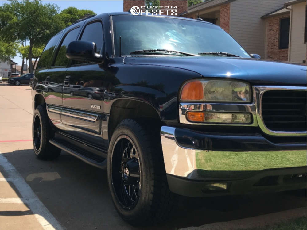 2004 GMC Yukon with 20x10 -12 XF Offroad Xf-211 and 275/65R20 Ironman ...