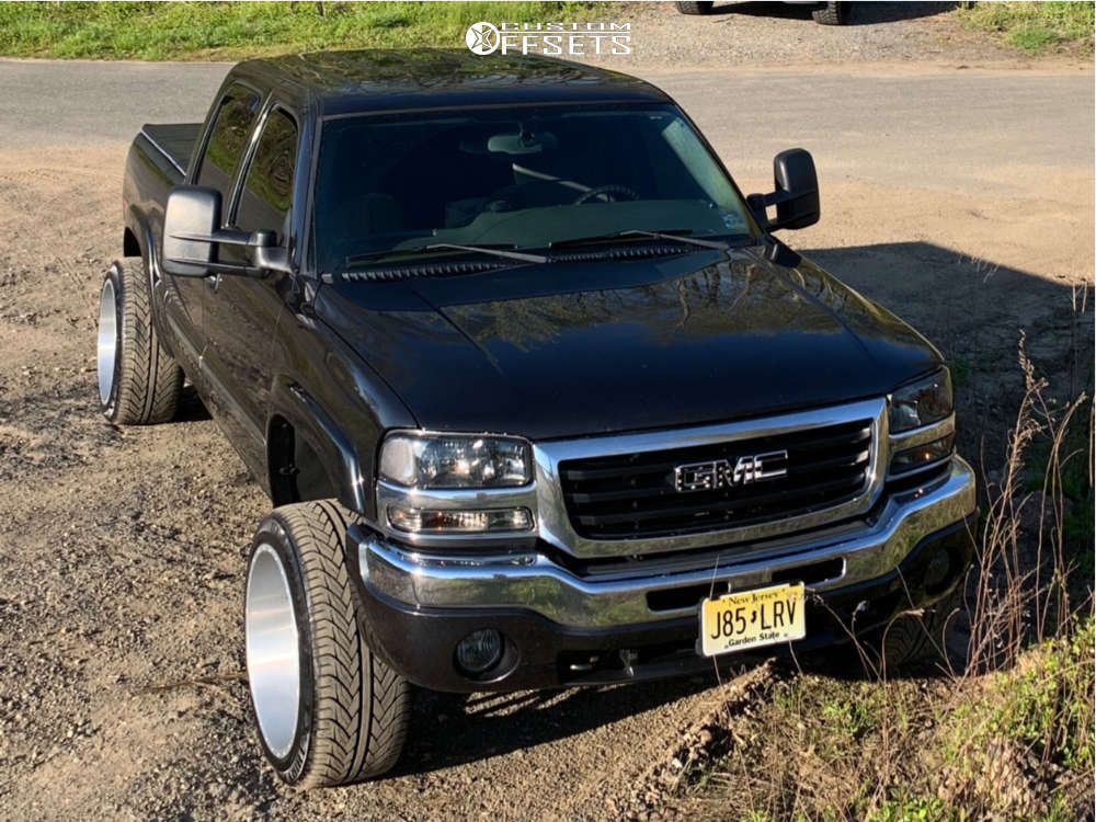 2004 GMC Sierra 1500 with 22x12 -44 XF Forged Xfx-304 and 305/40R22 ...