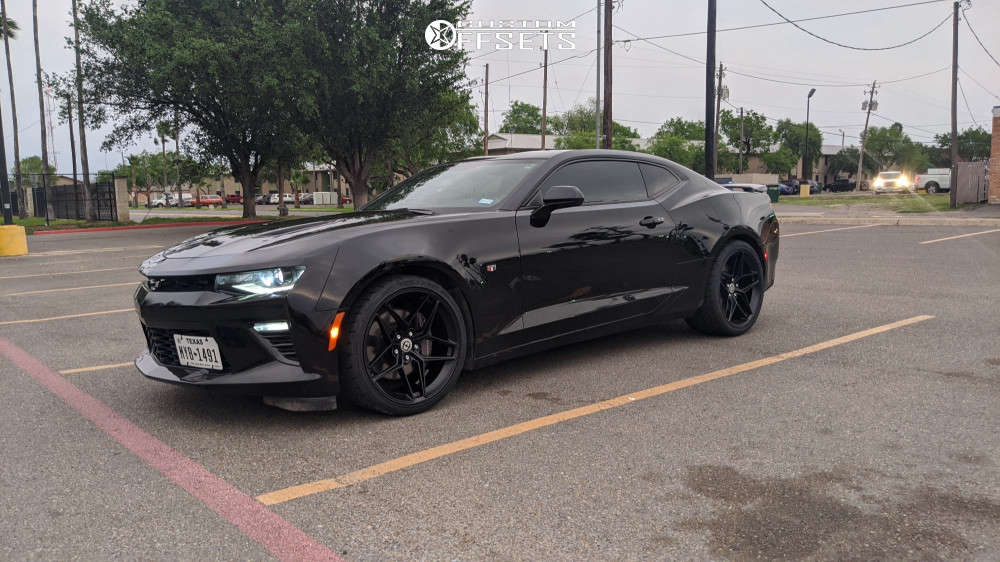 2017 Chevrolet Camaro with 20x10 23 HRE Ff11 and 275/30R20 Nitto Nt555 ...